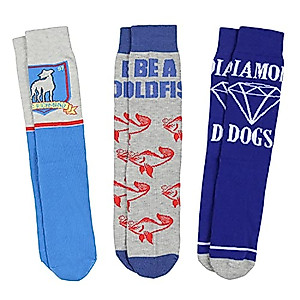 Bioworld Ted Lasso Original Series AFC Richmond 3 Pairs Multi-Design Mid-Calf Crew Socks