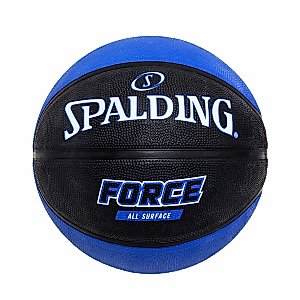 Spalding Force Basketball, Black and Blue, 7