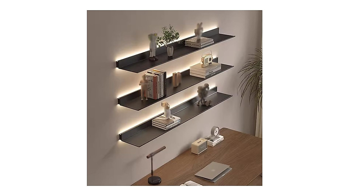 LED Floating Display Shelf - Modern Wall Decor
