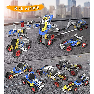 HISTOYE Building Toys for Kids Age 4-8 Erector Sets for Boys Age 6-8-12 Stem Toys for 5+ Year Old Boys Robot Building Kit for Kids DIY Building Blocks Construction Toys Gifts for 4 5 6 7 8+ Years Old