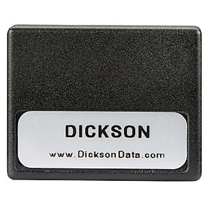 Dickson TK550 Compact Temperature and Humidity Data Logger, -4F to 158F Temperature Range, 0-95% RH Non-Condensing Humidy Range, Pack of 12
