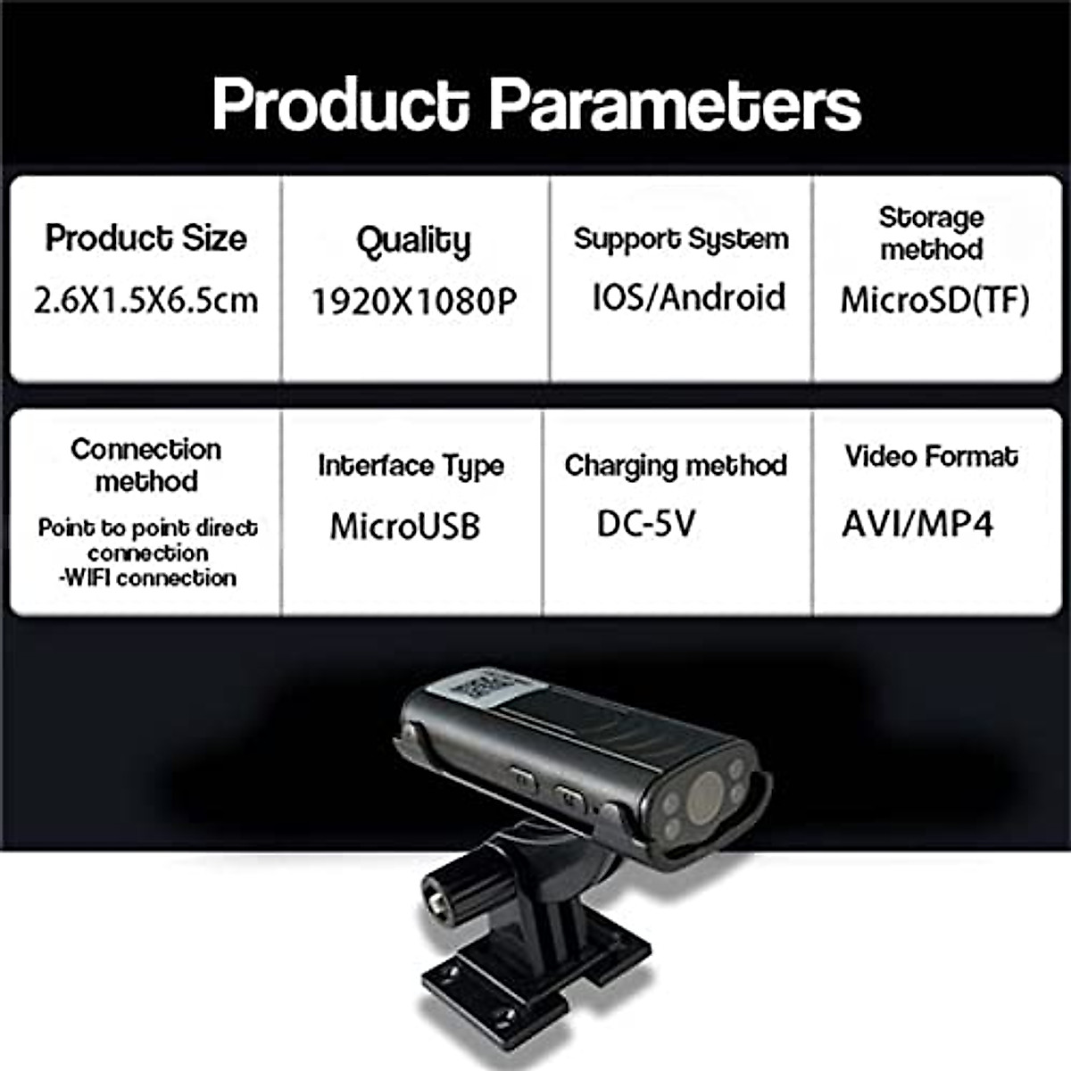 Rvshield Wide Angle Reverse Hitch Guide, Rvstrailer Wireless Backup & Hitch Camera, Wireless Back Up Camera Systems for Cargo Van, Magnetic Trailer Hitch Backup Rear/Front View Camera (1pcs)