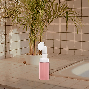 Foaming Dispenser 3Pcs Foaming Soap Dispenser Empty Facial Foam Bottle Hand Soap Containers with Foam Massage Clean Brush Head for Home Bathroom 100ml 30ml