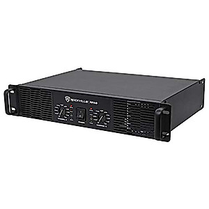 Rockville 3000 Watt Peak / 800w RMS 2 Channel Power Amplifier Pro/DJ Amp (RPA9), 18.97 x 13.97 x 3.54 inches
