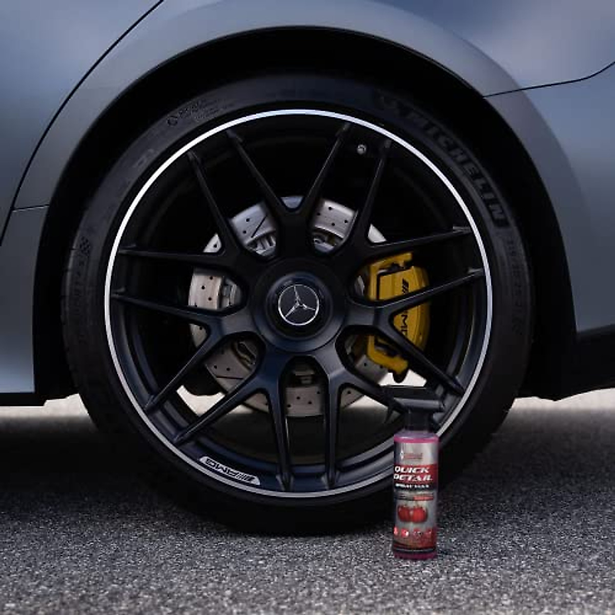 Schultz Laboratories White Diamond Cherry Scented Quick Detail Spray, 16 oz All Purpose Spray Cleaner, Safe for Interior & Exterior Use