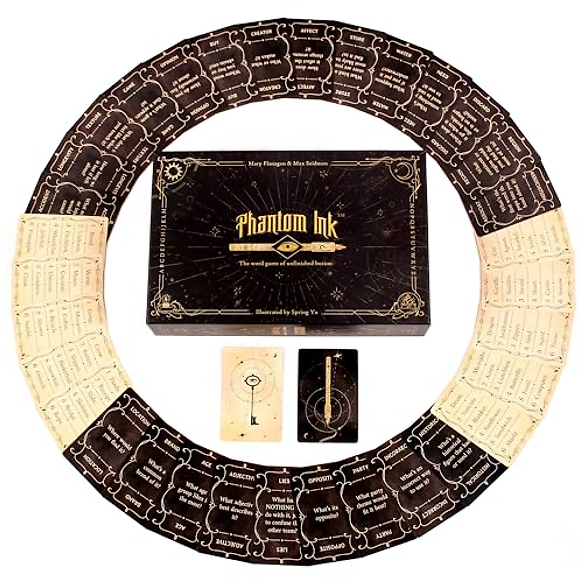 Phantom Ink, Spooky Word Guessing Game, Ages 8+, 4 to 8 Players, Resonym Games