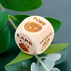 Valentines Day Gifts for Him Her Kid Women Men Funny Foodie Decision Dice for Couple Cook Chef Hostess Girlfriend Christmas Stocking Stuffer for Adults Wife Mom Date Night Wedding Anniversary Birthday