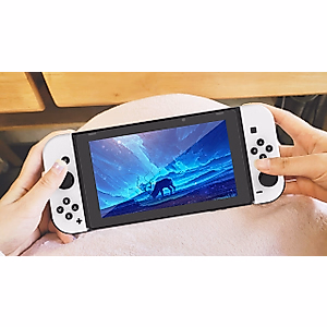 2 Pcs Screen Protectors (Anit Blue,OLED Ver.) for Nintendo Switch Oled,Nintendo Switch Accessories,Nintendo Switch Oled Accessories,Nintendo Switch Oled Screen Protector,Switch Oled Screen Protector
