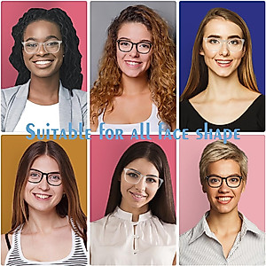 Yekepal Blue Light Blocking Glasses, 2 Pack Blue Light Glasses Men, Blue Light Glasses For Women Computer Gaming TV Phones Eyeglasses Clear Lens Bluelight Glasses Anti Eyestrain UV Glare Black+Clear