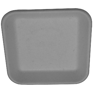 PrimeWare Tray-14S Natural Molded Fiber Mini Tray, 6" Length x 6" Width x 7/8" Height (Case of 500)