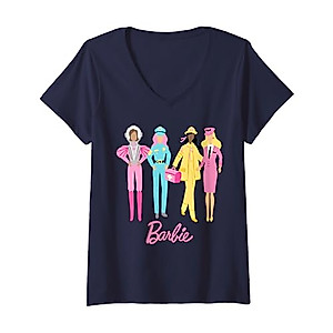 Barbie 60th Anniversary Fashion V-Neck T-Shirt