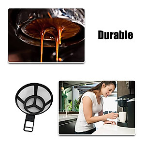 huanghqWanJiaCoffee Filter Reusale Cup Coffee Dripper Washable Coffee Mesh Basket for Home Office