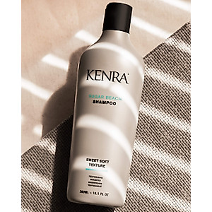 Kenra Sugar Beach Shampoo | Sweet Soft Texture | Creates Amplified, Soft Waves While Providing Moisture | Lightweight Formula That Adds Texture & Volume | All Hair Types | 10.1 fl. oz