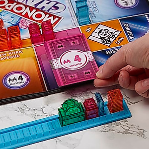 Hasbro Gaming Monopoly Chance Board Game for Adults and Kids | Fast-Paced Family Party Game | Ages 8+ | 2-4 Players | 20 Mins. Average