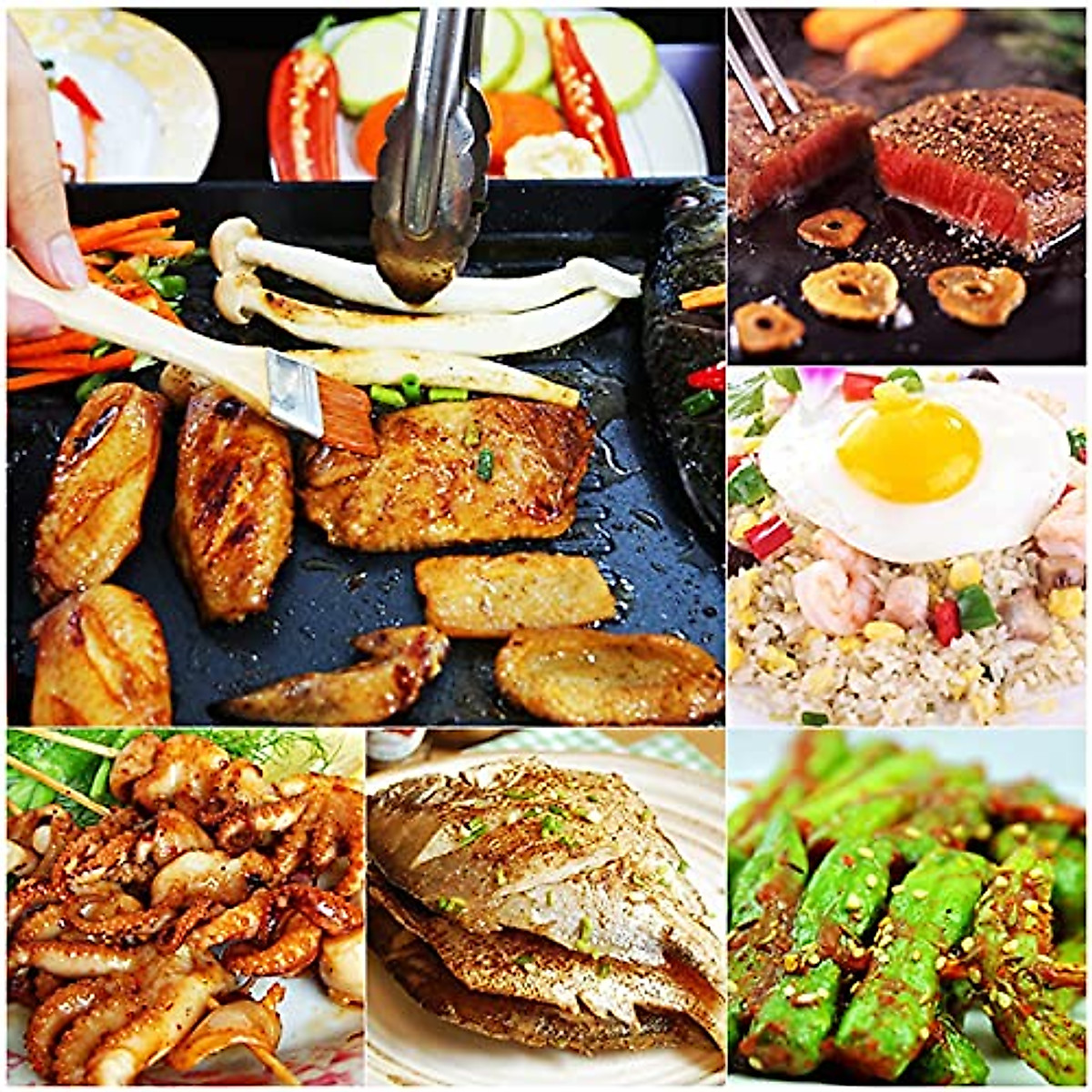 LEAYAN Garden Fire Pit Grill Bowl Grill Barbecue Rack Fire Pit Outdoor fire Pit, 30-inch Wood-Burning fire Pit, with Spark Screen, Barbecue fire Pit in Courtyard Backyard Garden