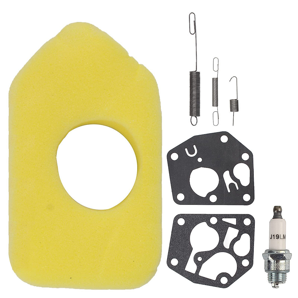 partszen Carburetor Diaphragm Fit for 795083 with Air Filter Fits for 27987S 5099K- Upgrade Kit - 3.0-5 HP/CV Fit for All Foam Filters