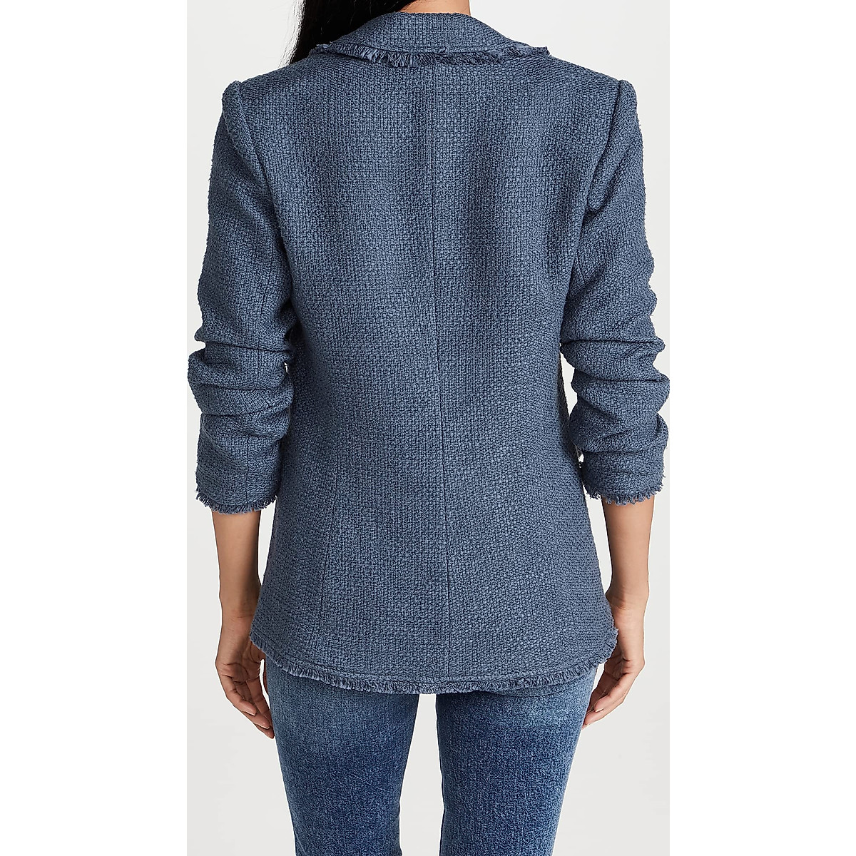 Cinq a Sept Women's Tall Size Boucle Khloe Blazer, Shadow, 4