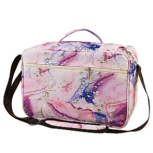 Lbxgap Portable Colored Pencil Case 360 Slots Pencil Case or 240 Gel Pen Case Large Capacity Pencil Organizer with Handle Strap Handy Colored Pencil Box for Artist