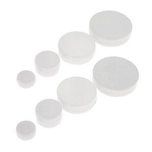 Iceyon 40pcs Rattles Noise Maker Insert Rattle Toy Rattle Box Repair Fix for Baby Pet Dog, 18222527Mm, WhiteTransparent