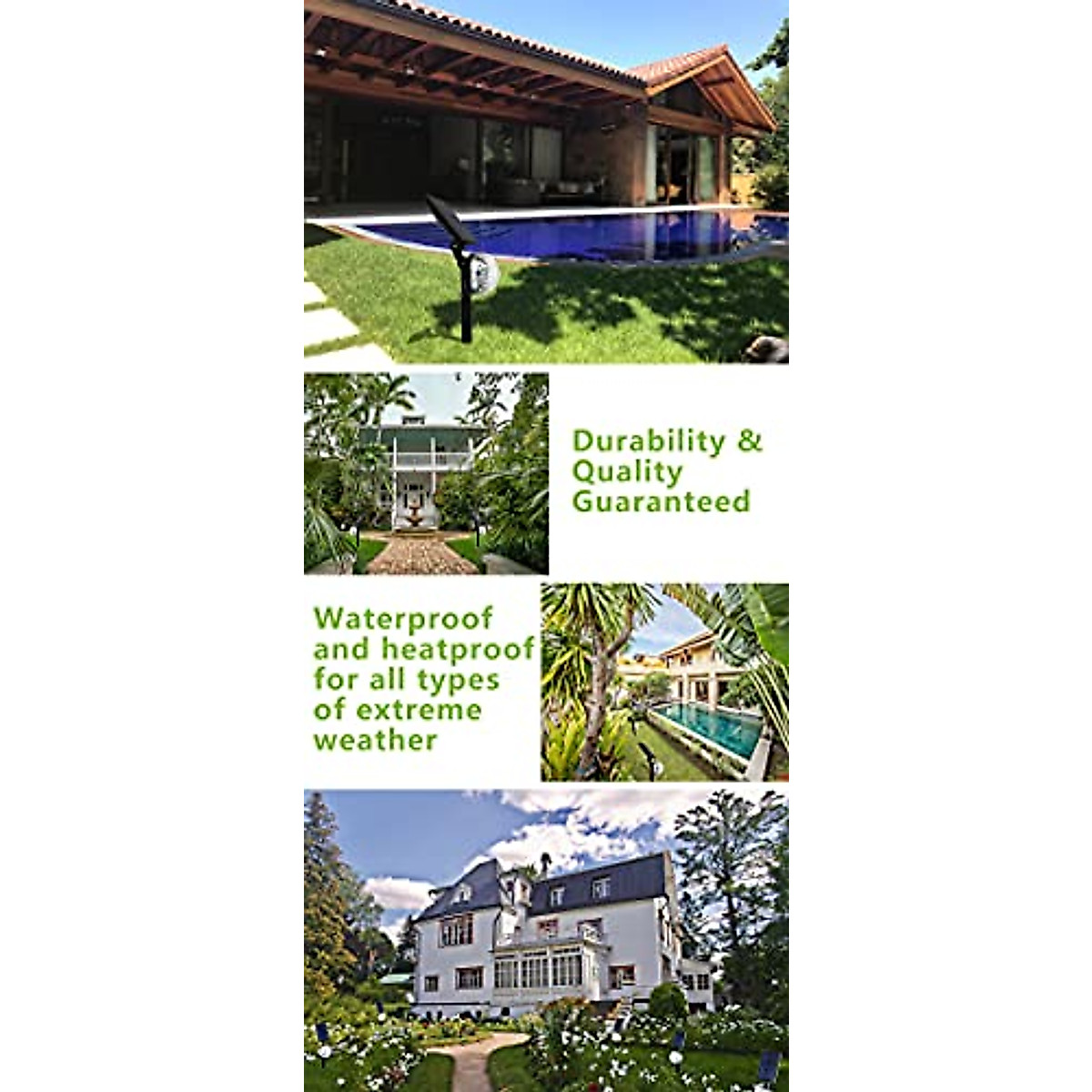 LED CONCEPT Solar Pathway Light RGB Outdoor, Solar Colorful Garden Lights, Waterproof Solar Powered Landscape Light for Walkway, Garden, Patio, Lawn, Yard(LC-Pathway Light-01)