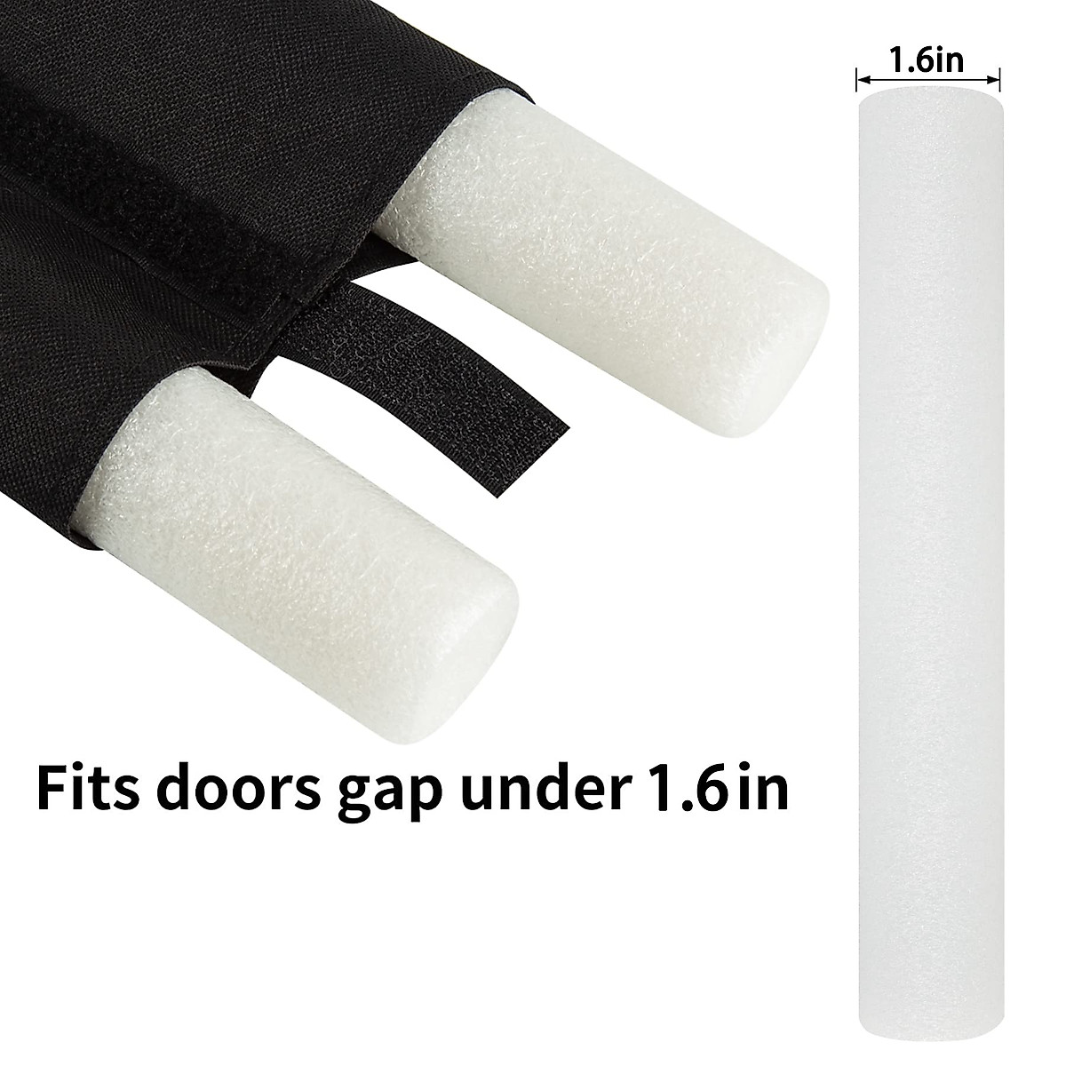 Draft Door Stopper 36 Inches, Draft Guard for Interior Door, Heavy Duty Door Sweep, Sound Proof Reduce Noise Keeping Warm in and Cold Out, Thicker Door Draft