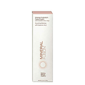 Mineral Fusion Facial Moisturizer - Intense Hydration Face Cream with Hyarulonic Acid, Shea Butter & Rosehip Oil, Moisturizing & Nourishing for Dry Skin, 3.4 oz