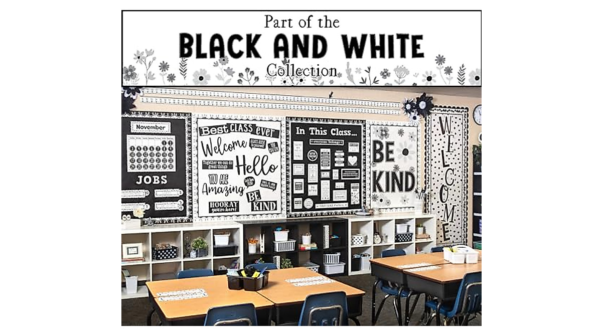 Black Dots Bulletin Board Roll for Easy Setup