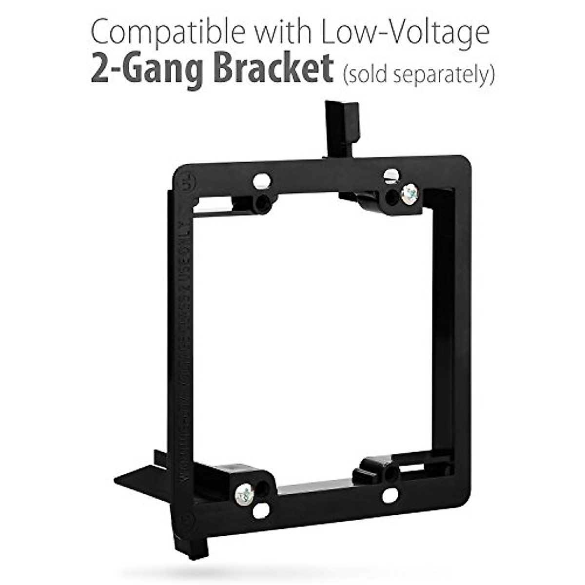 Fosmon 2-Gang 7.1 Surround Sound Distribution Home Theater Wall Plate, Gold Plated 7-Pair Copper Binding Posts Coupler Type for 7 Speakers, 2 RCA Jack for Subwoofer