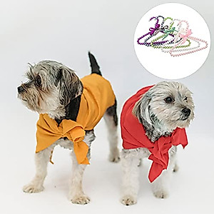 balacoo 5pcs Dog Cat Pet Clothes Hanger Pearl Beads Metal Elegant Clothes Hangers Dress Coat Hangers Closet Coat Dry Rack Storage Organizer for Children 20CM