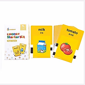 Talking Flashcards Korean Bilingual Interactive Flashcards for Learning English/Korean- Talking ABC, Numbers, Animals, Countries Educational Montessori Toy for Toddlers and Preschool Kids