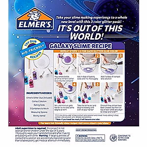 Elmer’s Glue Deluxe Starter Slime Kit | Slime Supplies | Clear School Glue & Glitter Glue Pens, 3 Count