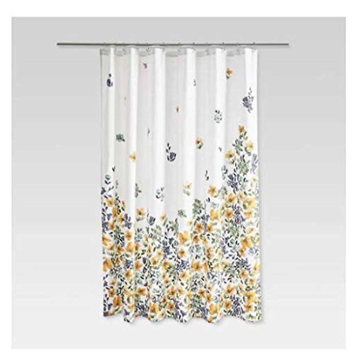 threshold Floral Print Shower Curtain Gold Medal