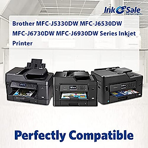 INK E-SALE Compatible LC3019 Ink Cartridge Replacement for Brother LC3019XXL LC 3019 Ink Cartridge (5-Pack Combo) for use with Brother MFC-J6730DW MFC-J6930DW MFC-J5330DW MFC-J6530DW High Yield