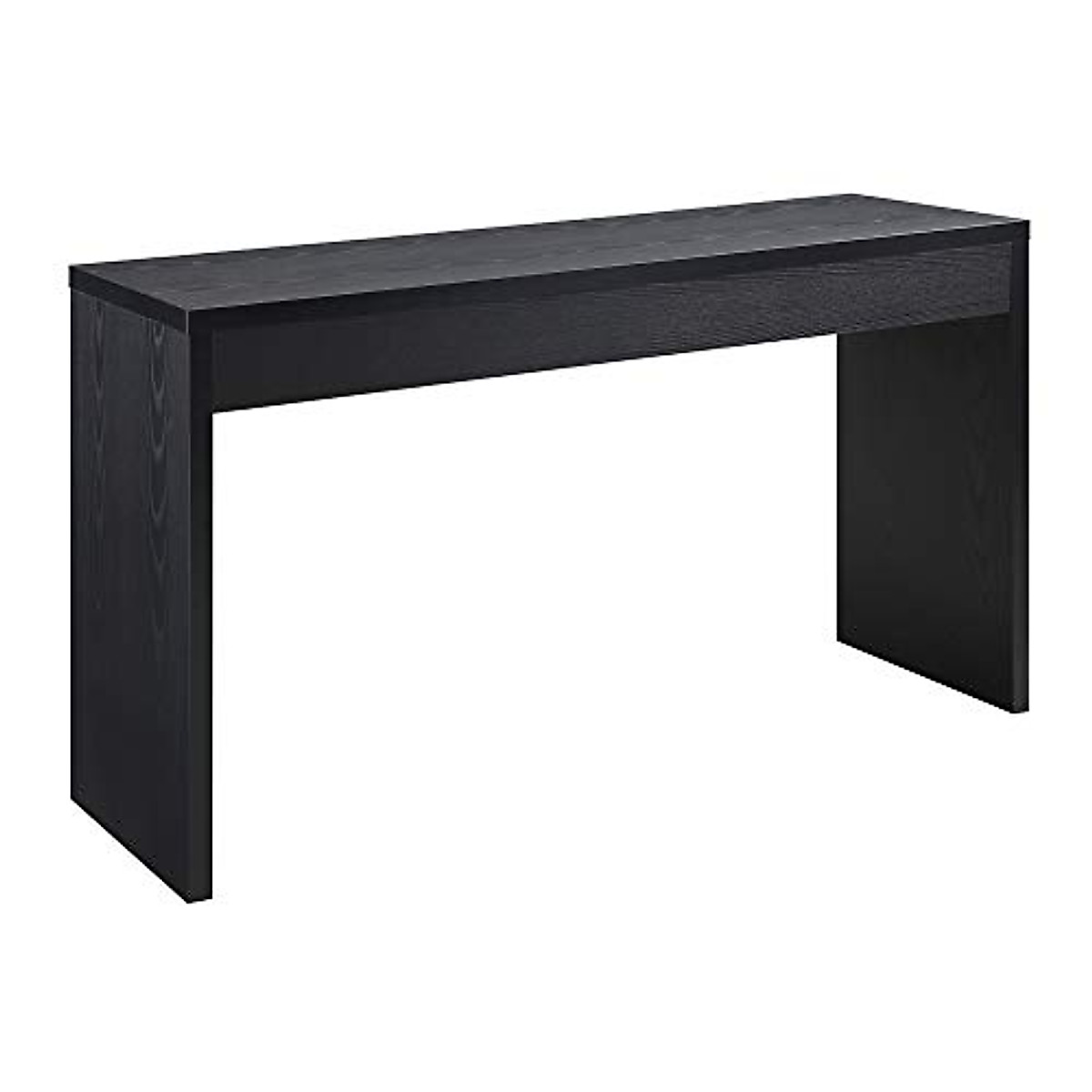 Convenience Concepts Northfield Hall Console Desk Table, 48(L) x 15.5(W) x 28"(H), Black