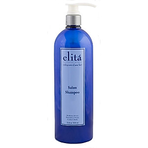 (Official) elita Beverly Hills 34oz SALON SHAMPOO: | All Natural | Paraben & Sulfate Free | Color Safe | Made in USA by elita Beverly Hills elitahair