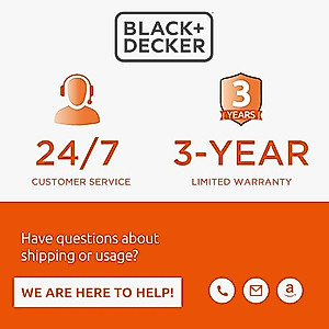 BLACK+DECKER 50 Ft. Retractable Extension Cord Reel With 4 Outlets, Multi-Plug Extension, Easy Handle Rewind & Heavy-Duty 14AWG SJTW Cable