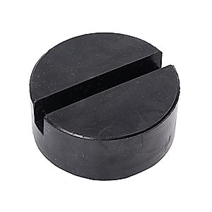 FSFY Auto 75mm Slotted Frame Rail Rubber Hydraulic Floor Jack pad Standard Jack Pad Black