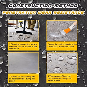 ROPTINK Whimsyard Waterproofing, Whimsyard Transparent Waterproof Coating Agent, Whimsyard Waterproof Sealer, Anti-Leakage Agent Used for Cracks and Leak (300g)