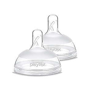 Playtex Baby NATURALATCH Comfort Nipple, Switch from Breastfeeding to Bottle, Most Like Mom Feel, Fast Flow, 2 Count