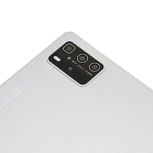 Rengu Strap Tablet, 10.1 Inch Android11 Gaming Tablet 100-240V Silver (US Plug)