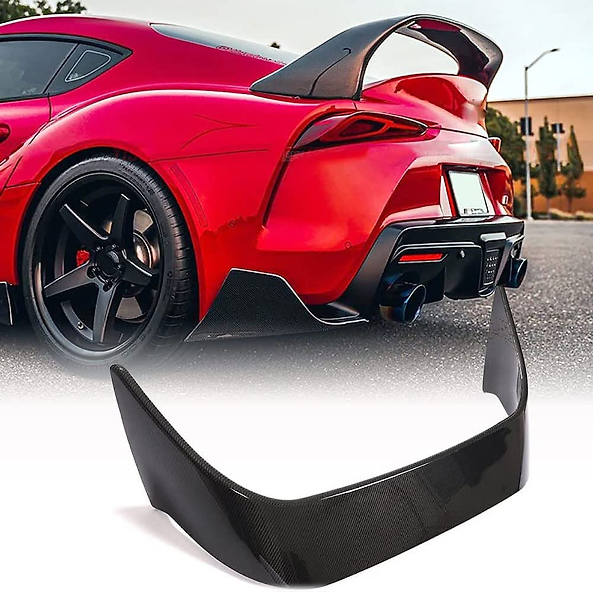 A90 Real Carbon Fiber Rear Trunk Spoiler for Toyota Supra A90 2019-2021 Rear Spoiler Wing Lip Factory Outlet