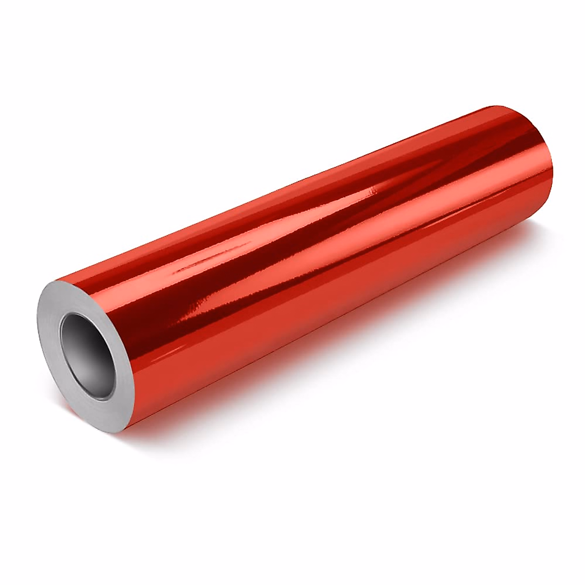 VViViD Chrome Red Gloss DECO65 Permanent Adhesive Craft Vinyl Roll for Cricut, Silhouette & Cameo (7ft x 1ft Roll)