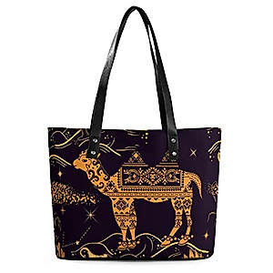 Womens Handbag Camels Leather Tote Bag Top Handle Satchel Bags For Lady