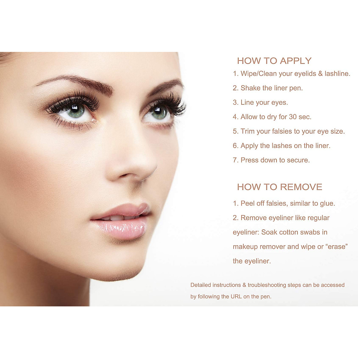 Lash'd Up Glue Liner Pen (Extra-Strength, Clear) Adhesive Eyeliner Waterproof for False Lashes, Strong Hold 0.06 Oz.