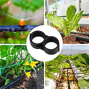 JAYEE 20 Pack Drip Irrigation 1/2" Drip Tubing End Closure Stop End Cap Plugs Fitting Kit  17mm for Garden Greenhouse Patio and Lawn Agricultural Watering Applications