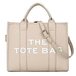 Taiuloo The Tote Bag for Women, Leather Handbag Tote Purse with Zipper, Women's Shoulder Bag Crossbody Bag for Office, Travel, School