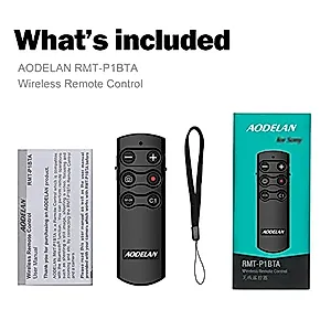 AODELAN Camera Remote Control Remote Shutter Commander for Sony ZV-E10,FX3,A1,a6100, a6400, a6600, a7C, a7 III, a7R III, a7R IV, a9, a9 II, DSC-RX0 II, DSC-RX100 VII, ZV-1; Replace Sony RMT-P1BT