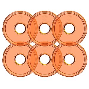 Cyclone V2 LED - Replacement Lens - Amber - 6-PK