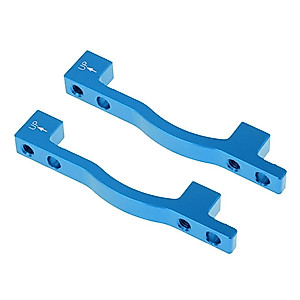 Universal 203mm MTB Road Bicycle Bike Disc Brake Mount Post Adapter Replacement accessories , Blue