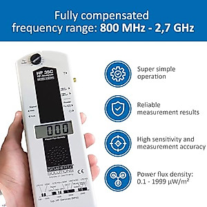 GIGAHERTZ SOLUTIONS Hf35c Rf Analyze (800mhz – 2.5 Ghz) - Perfect for Smart Meters Detection